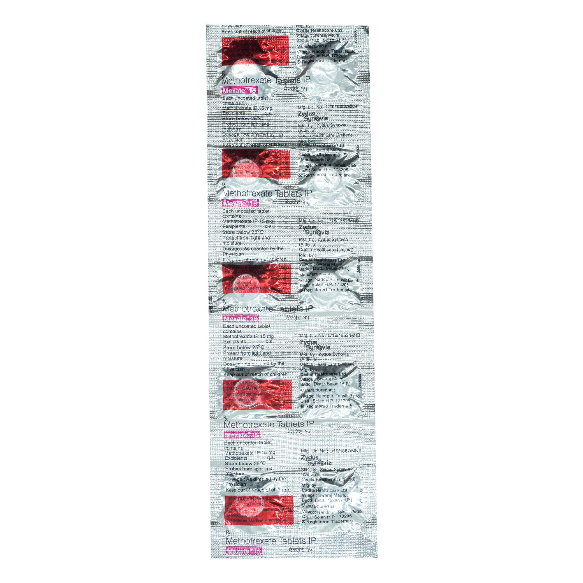 Mexate 15 mg Tablet 10's Price, Uses, Side Effects, Composition ...