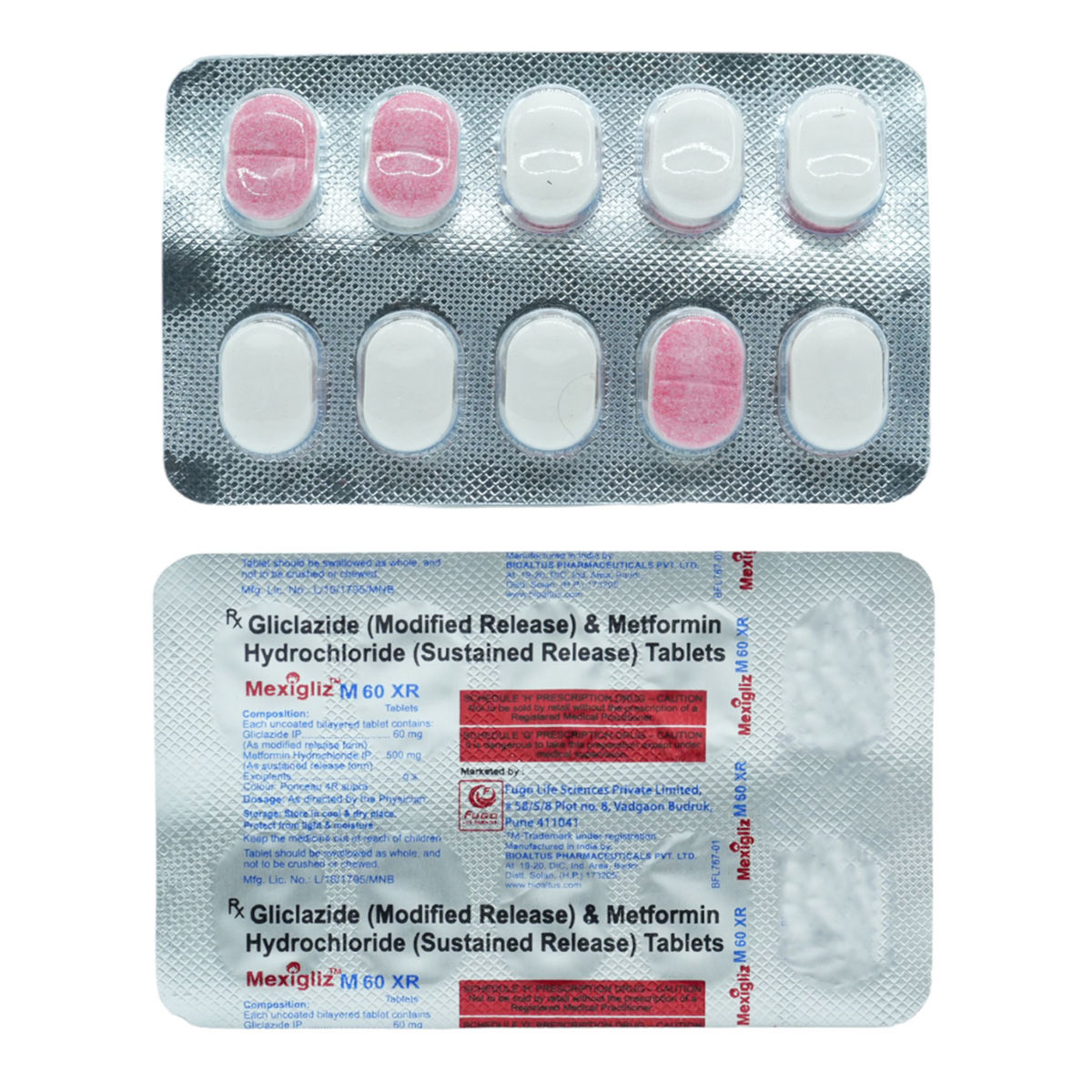 Xzid M 60 XR Tablet 10's Price, Uses, Side Effects, Composition ...