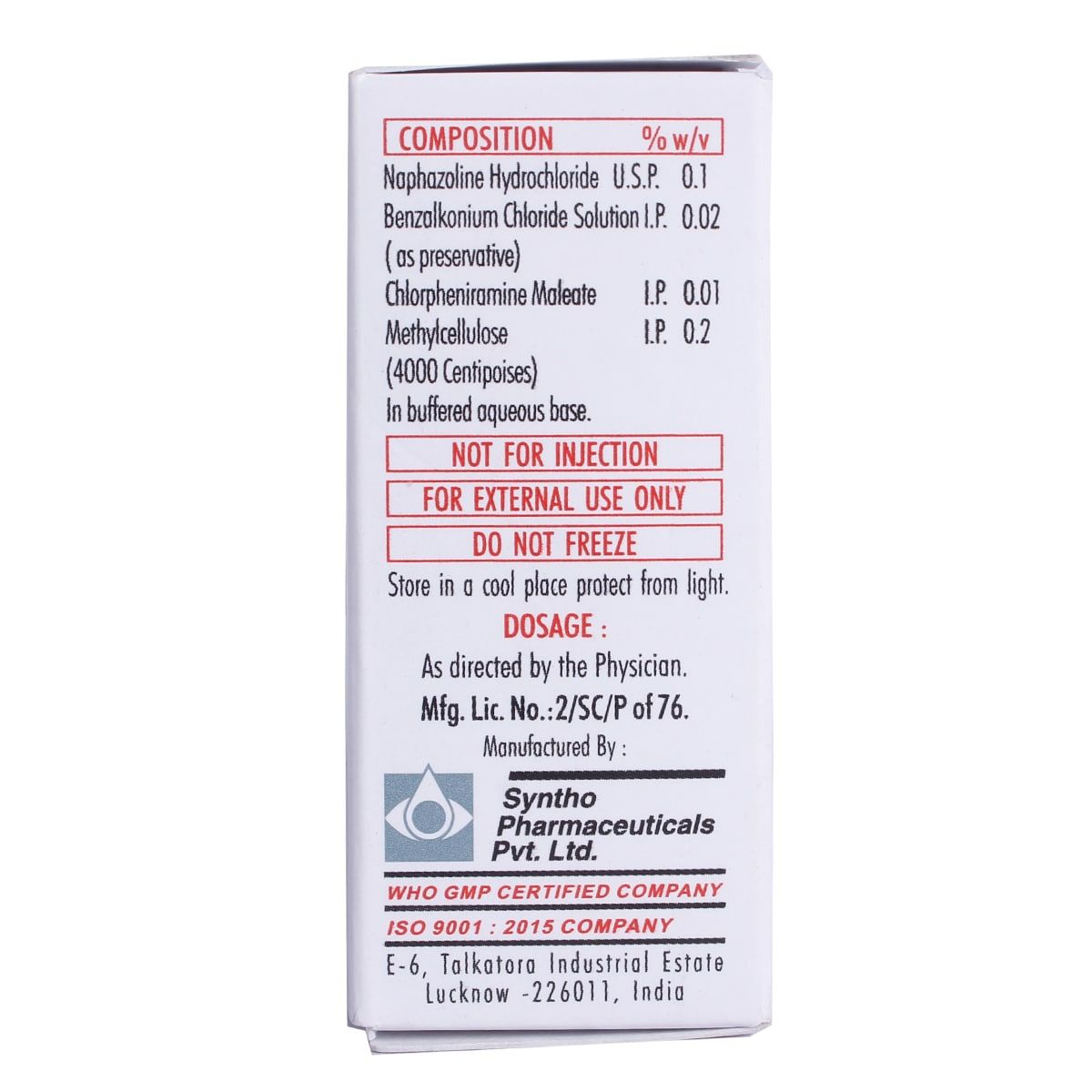 Mezol Eye Drops 10 ml Price, Uses, Side Effects, Composition - Apollo ...