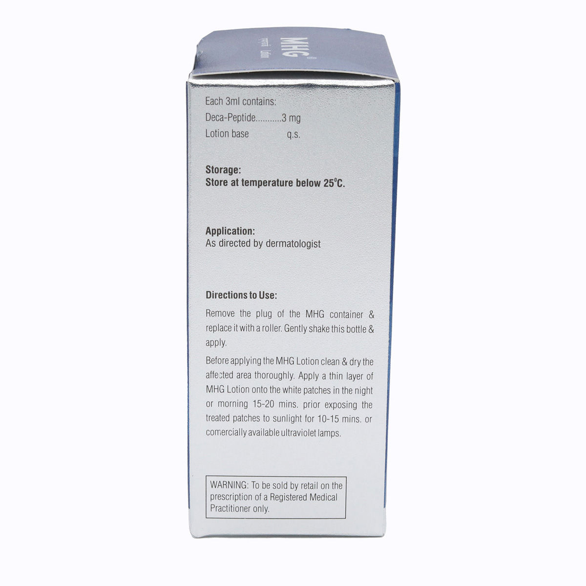 MHG Lotion 3 ml | Uses, Side Effects, Price | Apollo Pharmacy