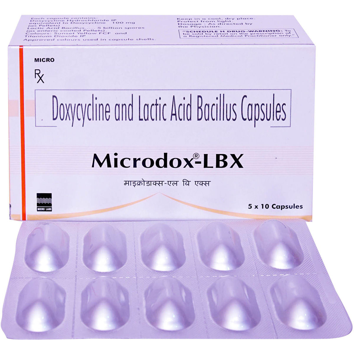 Microdox-LBX Capsule | Uses, Side Effects, Price | Apollo Pharmacy