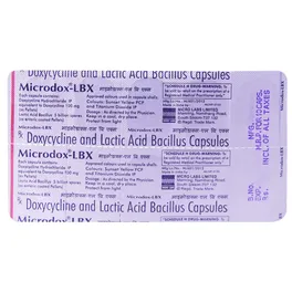 Microdox-LBX Capsule | Uses, Side Effects, Price | Apollo Pharmacy