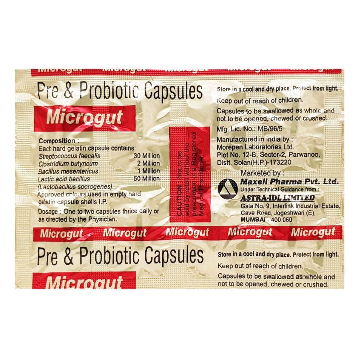 Microgut Capsule | Uses, Side Effects, Price | Apollo Pharmacy