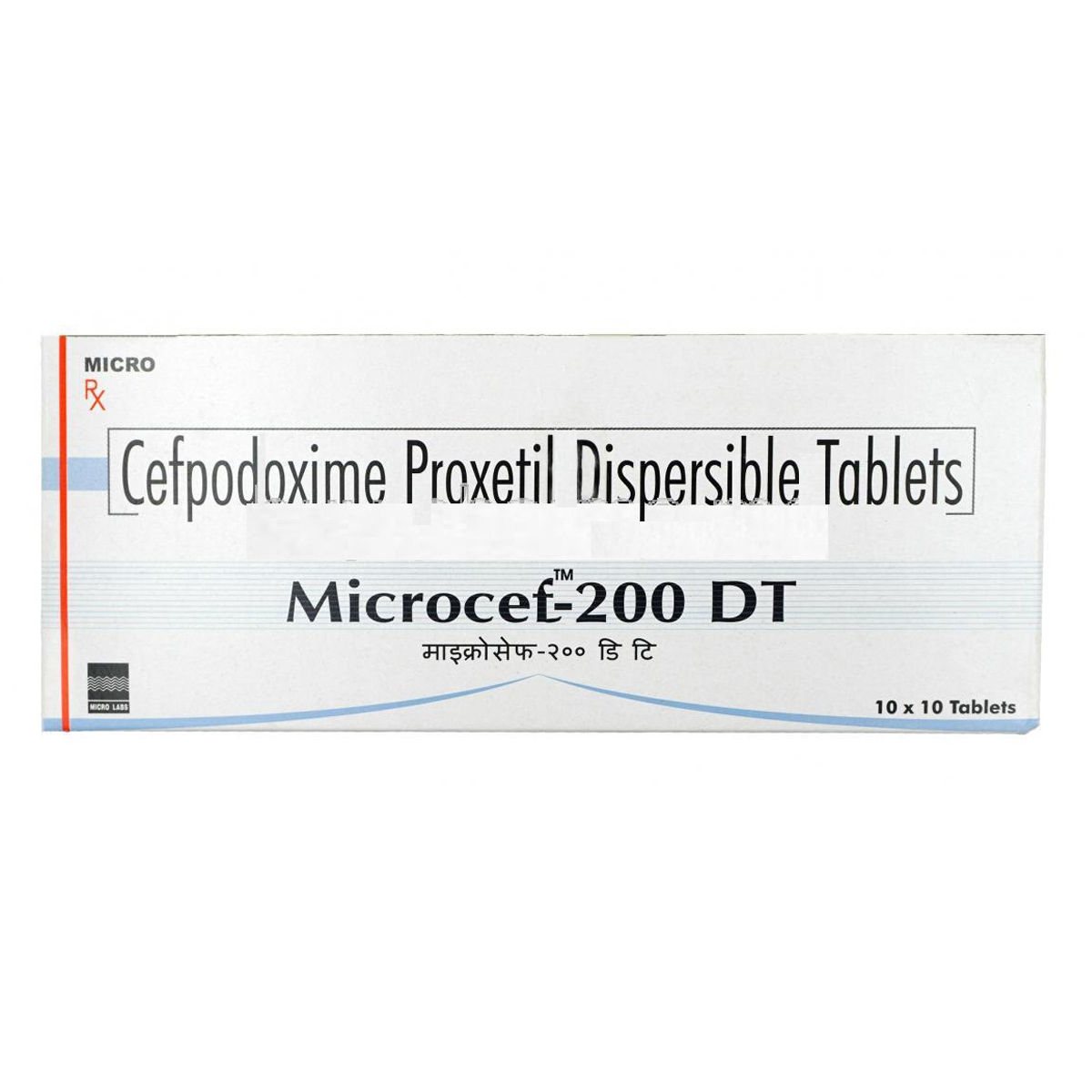 Microcef-200 DT Tablet 10's Price, Uses, Side Effects, Composition ...