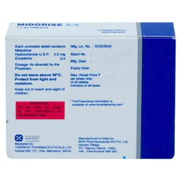 Midorise 2.5 Tab | Uses, Side Effects, Price | Apollo Pharmacy
