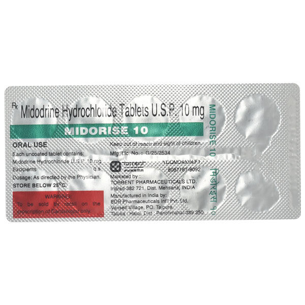 Midorise 10 Tab | Uses, Side Effects, Price | Apollo Pharmacy