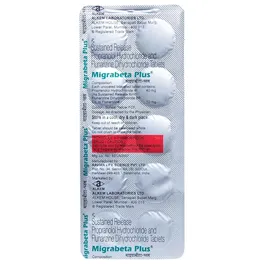 Migrabeta Plus Tablet | Uses, Side Effects, Price | Apollo Pharmacy
