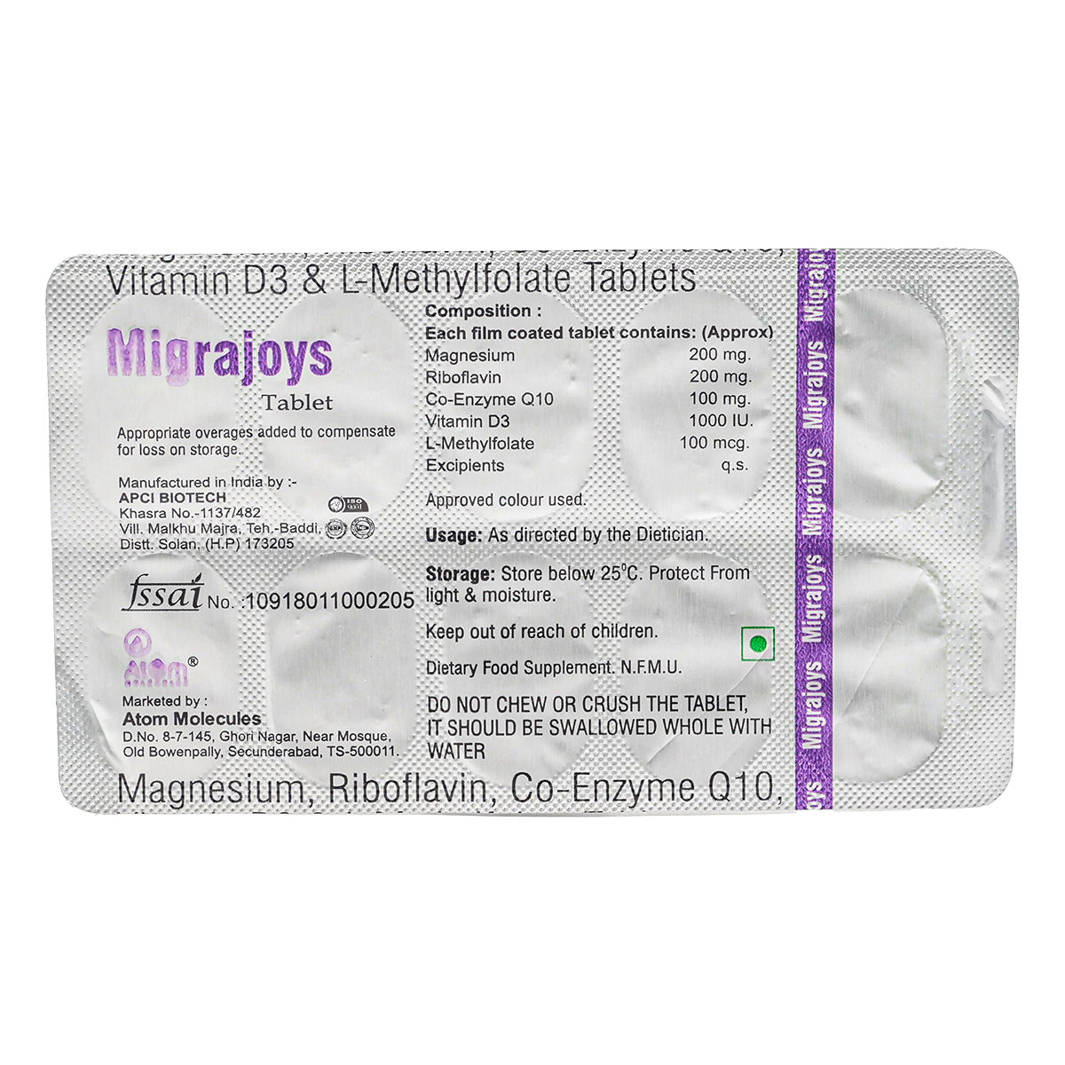 Migrajoys Tablet | Uses, Side Effects, Price | Apollo Pharmacy