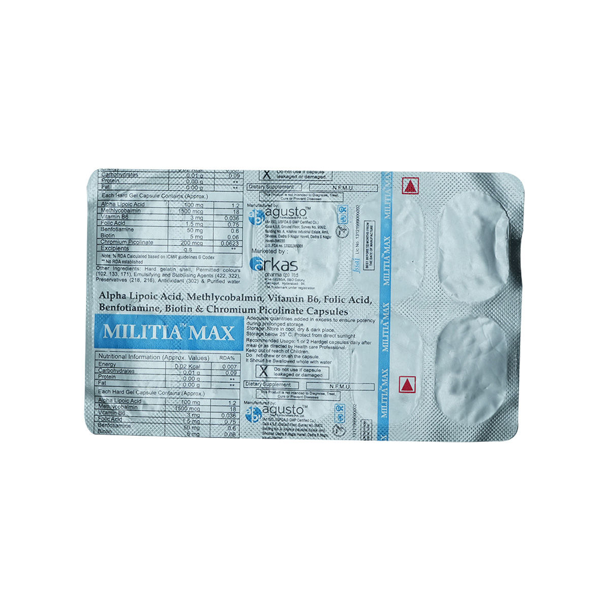 Militia Max Cap | Uses, Side Effects, Price | Apollo Pharmacy