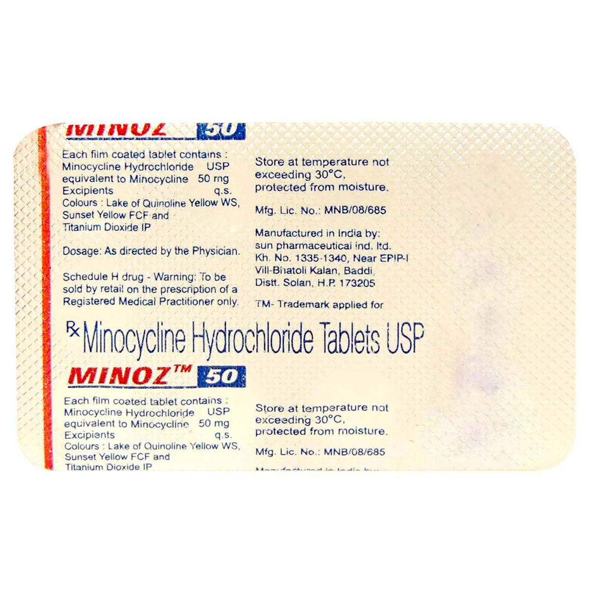 Minoz 50 Tablet 10's Price, Uses, Side Effects, Composition - Apollo ...