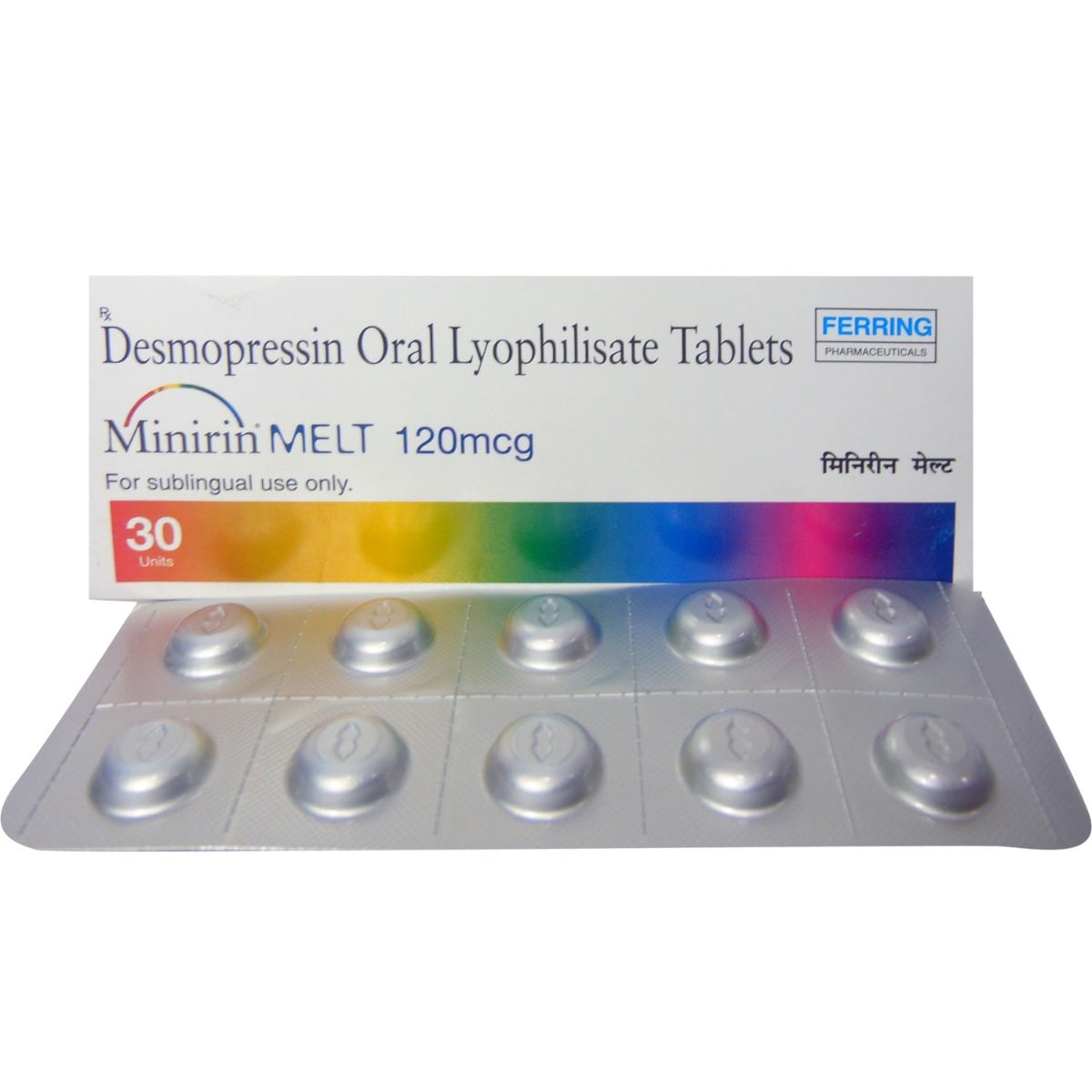 Minirin Melt 120 mcg Tablet | Uses, Side Effects, Price | Apollo Pharmacy