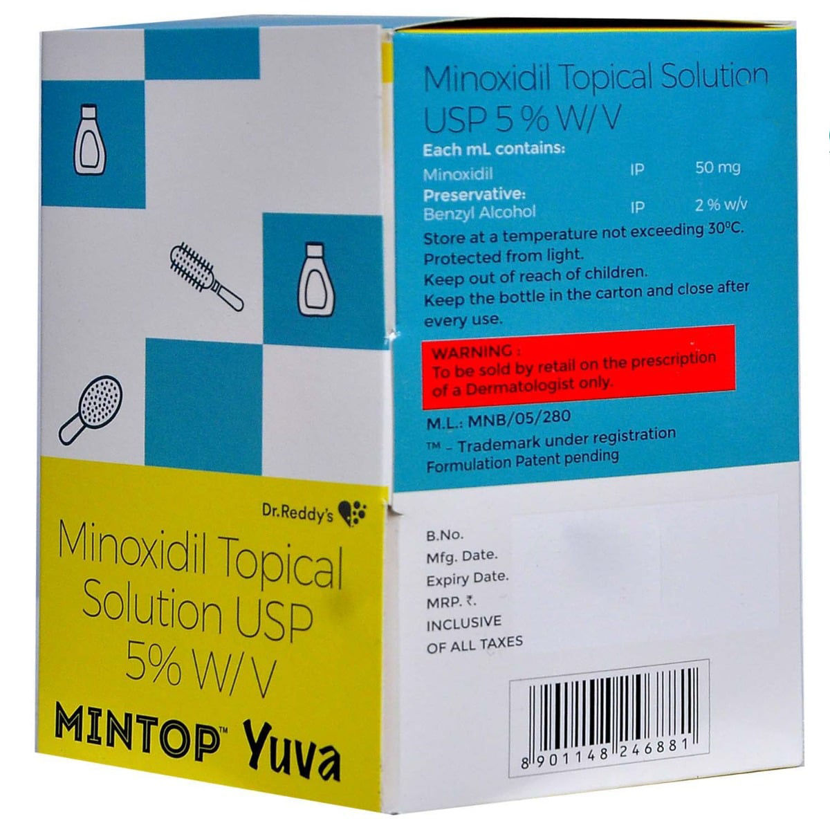 Mintop Yuva 5% Topical Solution | Uses, Side Effects, Price | Apollo ...
