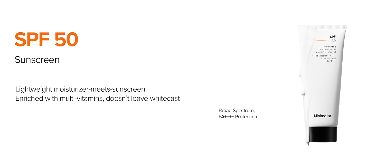 Buy Minimalist SPF 50 PA++++ Sunscreen 50 gm | 19 Minutes Delivery ...