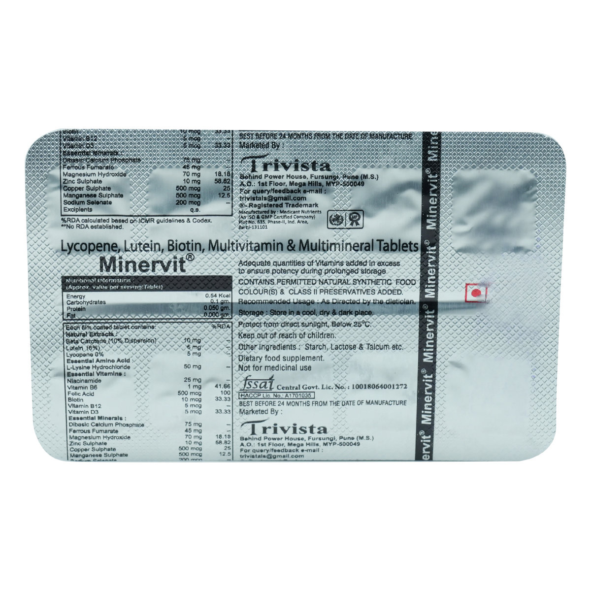 Buy Minervit Tablet | 19 Minutes Delivery | Apollo Pharmacy