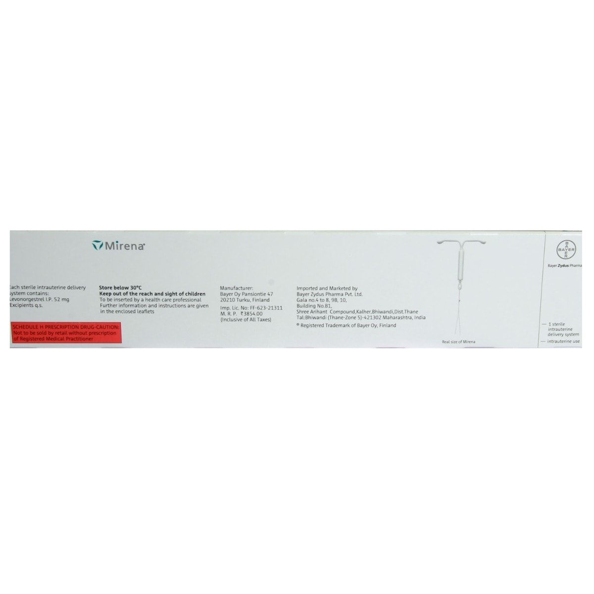 Mirena Intrauterine Delivery System | Uses, Side Effects, Price ...