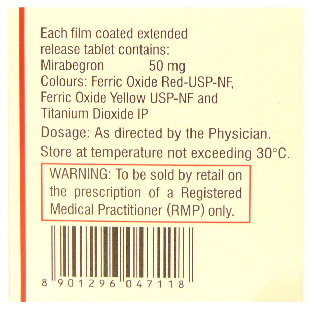 Mirago 50 Tablet 10's Price, Uses, Side Effects, Composition - Apollo ...