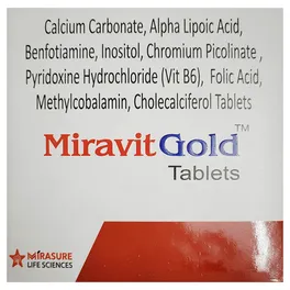 Buy Miravit Gold Tab | 19 Minutes Delivery | Apollo Pharmacy
