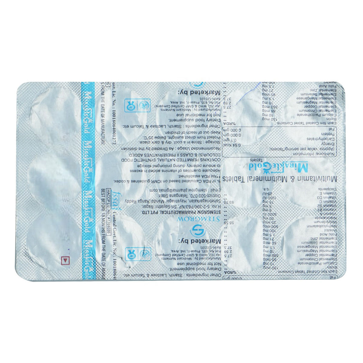 Mirakle Gold Tablet | Uses, Side Effects, Price | Apollo Pharmacy