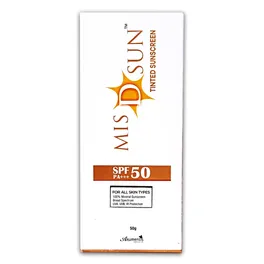 Mis D Sun Spf 50 Pa+++ Tinted Sunscreen | Uses, Side Effects, Price ...