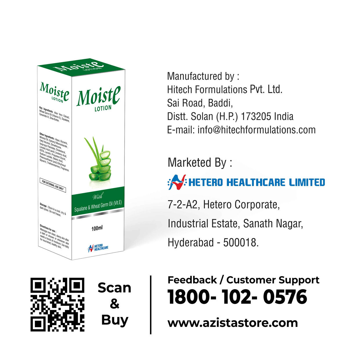 Moiste Lotion 100 ml Price, Uses, Side Effects, Composition - Apollo ...