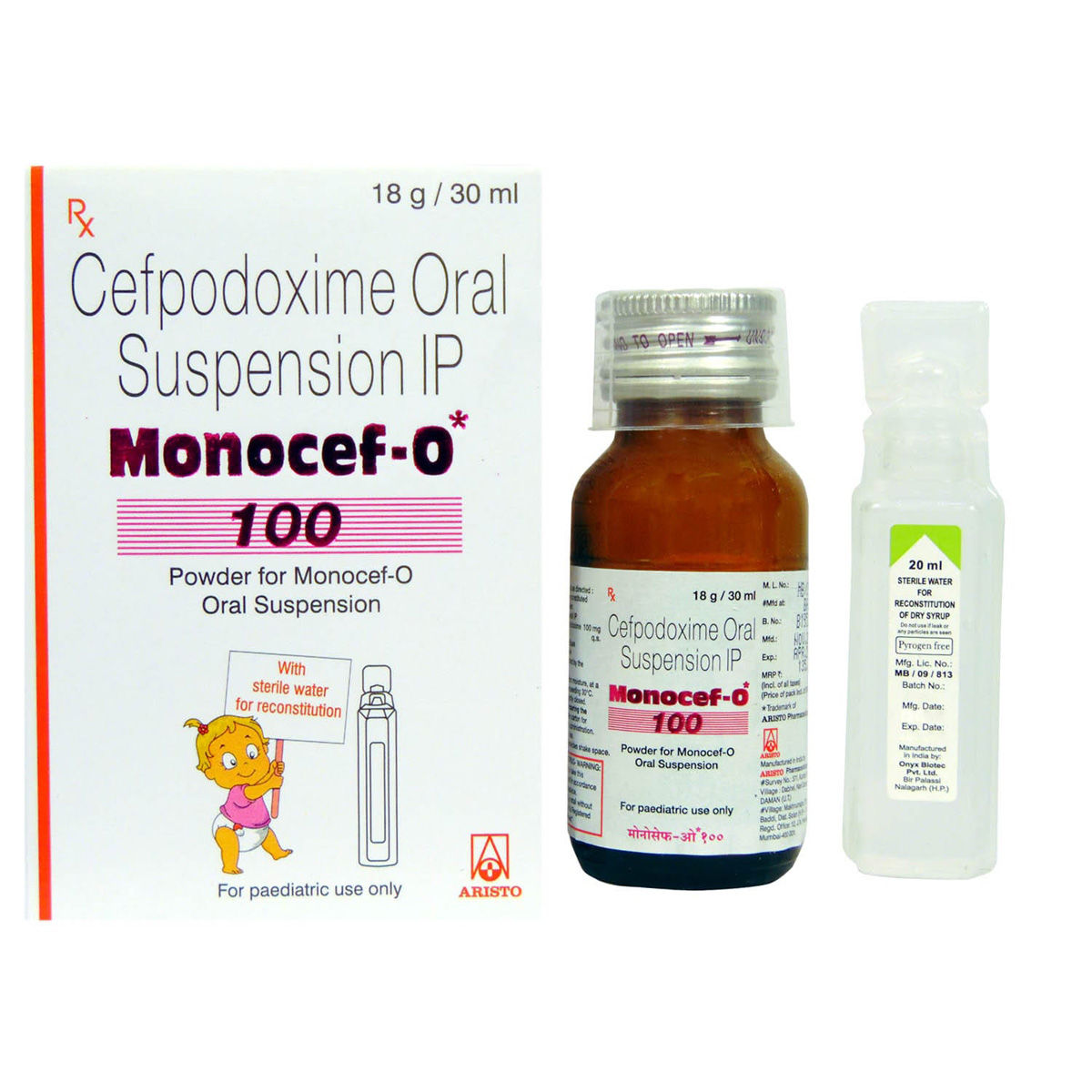 Monocef-O 100 Oral Suspension 30 ml Price, Uses, Side Effects ...