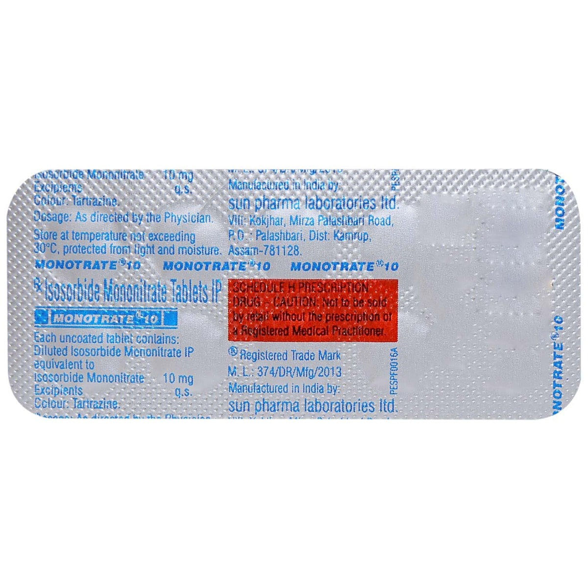 Monotrate 10 Tablet 10's Price, Uses, Side Effects, Composition ...