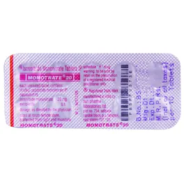 Monotrate 20 Tablet | Uses, Side Effects, Price | Apollo Pharmacy