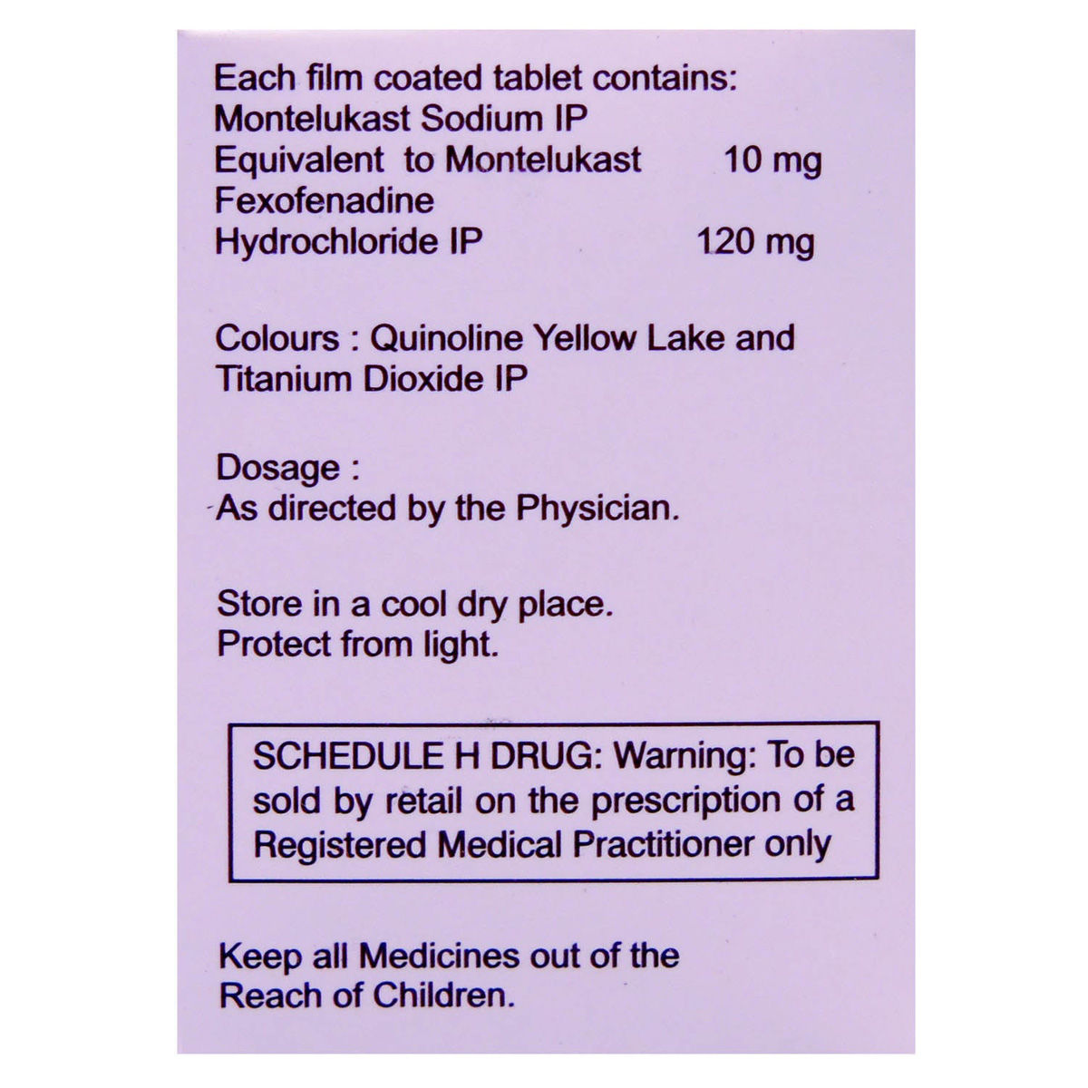 Montemac-FX Tablet 10's Price, Uses, Side Effects, Composition - Apollo ...