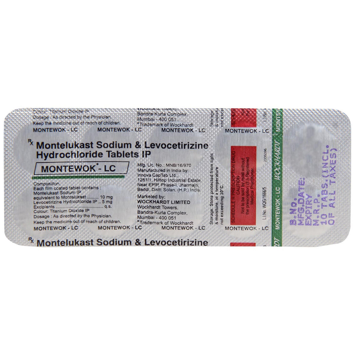 Montewok-LC Tablet | Uses, Side Effects, Price | Apollo Pharmacy