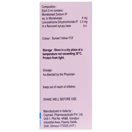Monticope Suspension | Uses, Side Effects, Price | Apollo Pharmacy