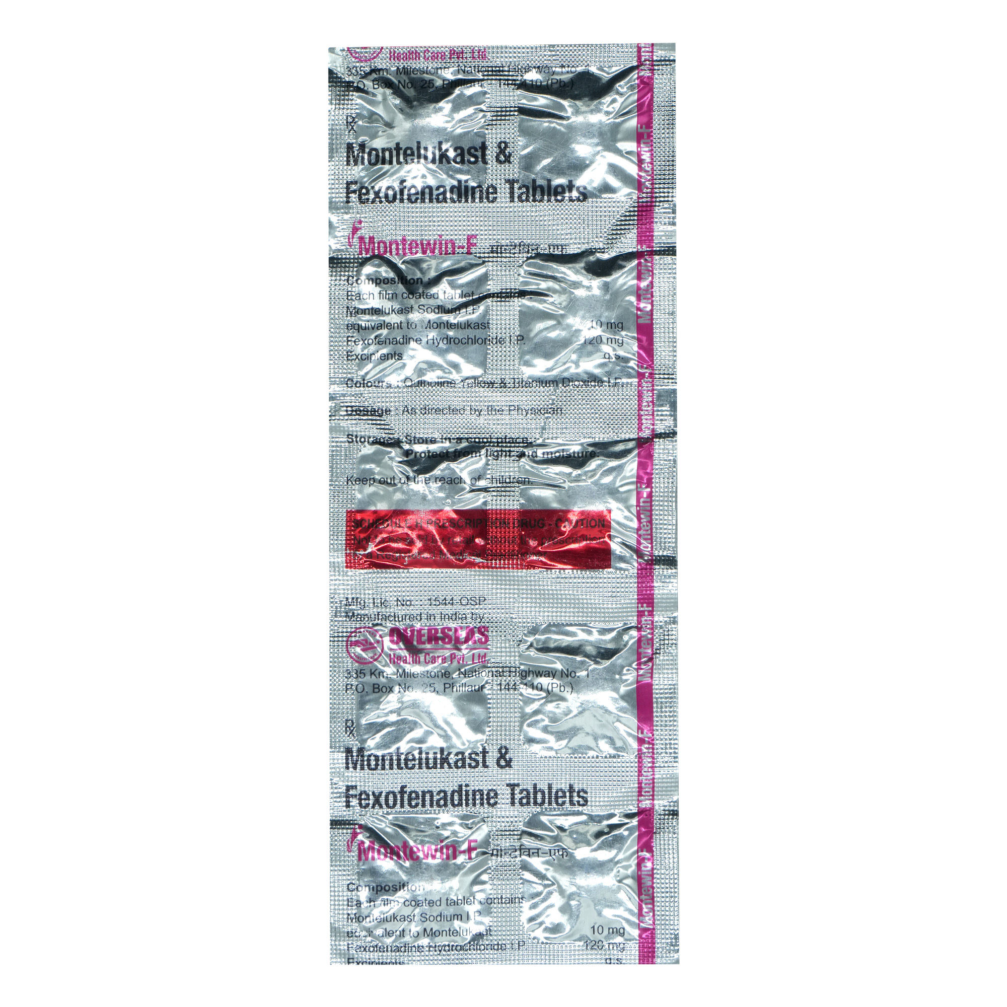 Montewin F Tablet 10's Price, Uses, Side Effects, Composition - Apollo ...