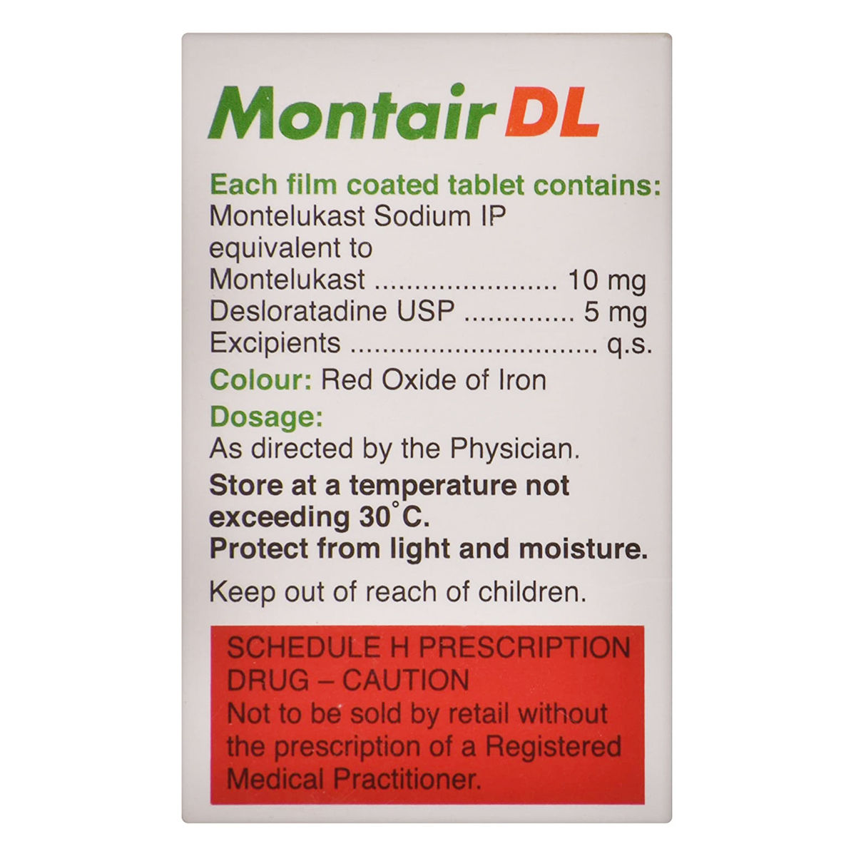 MONTAIR DL TABLET 10'S Price, Uses, Side Effects, Composition - Apollo ...