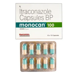 Monocan 100 mg Capsule | Uses, Side Effects, Price | Apollo Pharmacy