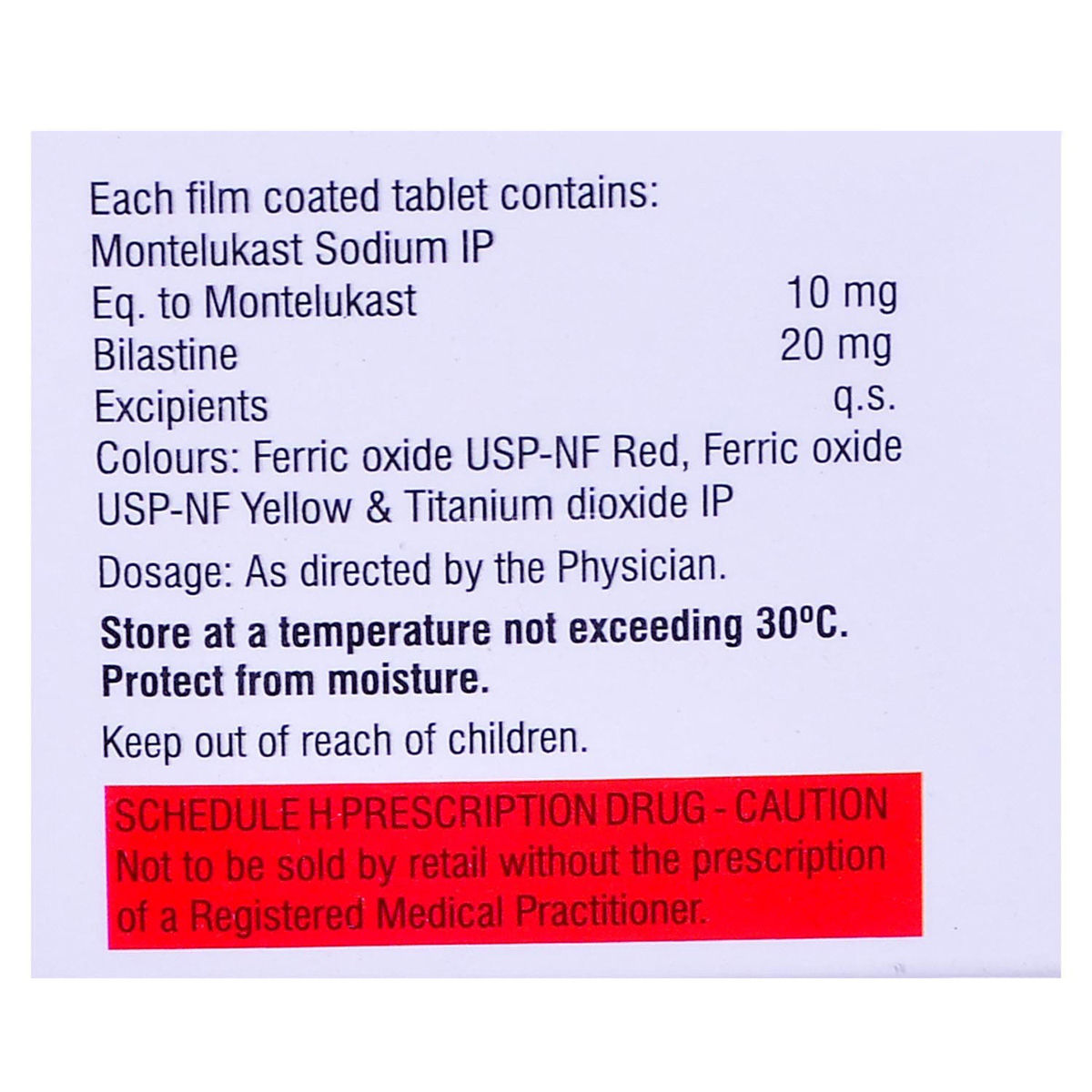 Montek BL Tablet 10's Price, Uses, Side Effects, Composition - Apollo ...