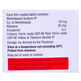 Montek BL Tablet | Uses, Side Effects, Price | Apollo Pharmacy
