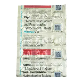 Montair FX Tablet | Uses, Side Effects, Price | Apollo Pharmacy