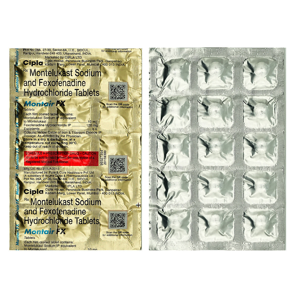 Montair FX Tablet 15's Price, Uses, Side Effects, Composition - Apollo ...