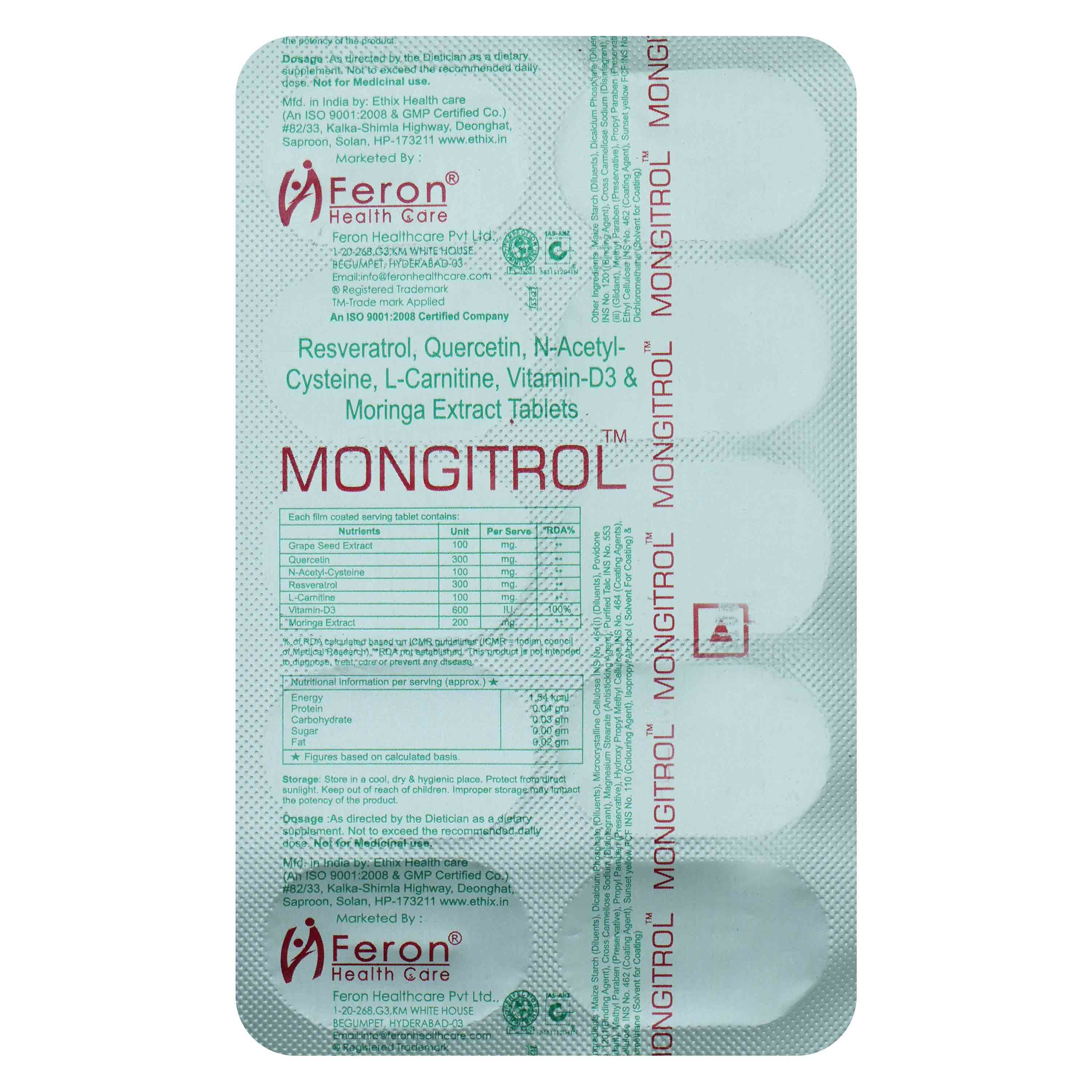 Mongitrol Tablet | Uses, Side Effects, Price | Apollo Pharmacy