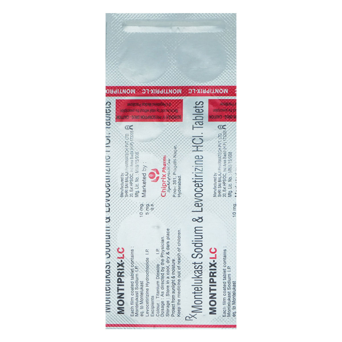 Montiprix-LC Tablet | Uses, Side Effects, Price | Apollo Pharmacy