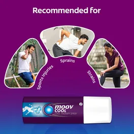 Buy Moov Cool Therapy Spray, 35 gm | 19 Minutes Delivery | Apollo Pharmacy