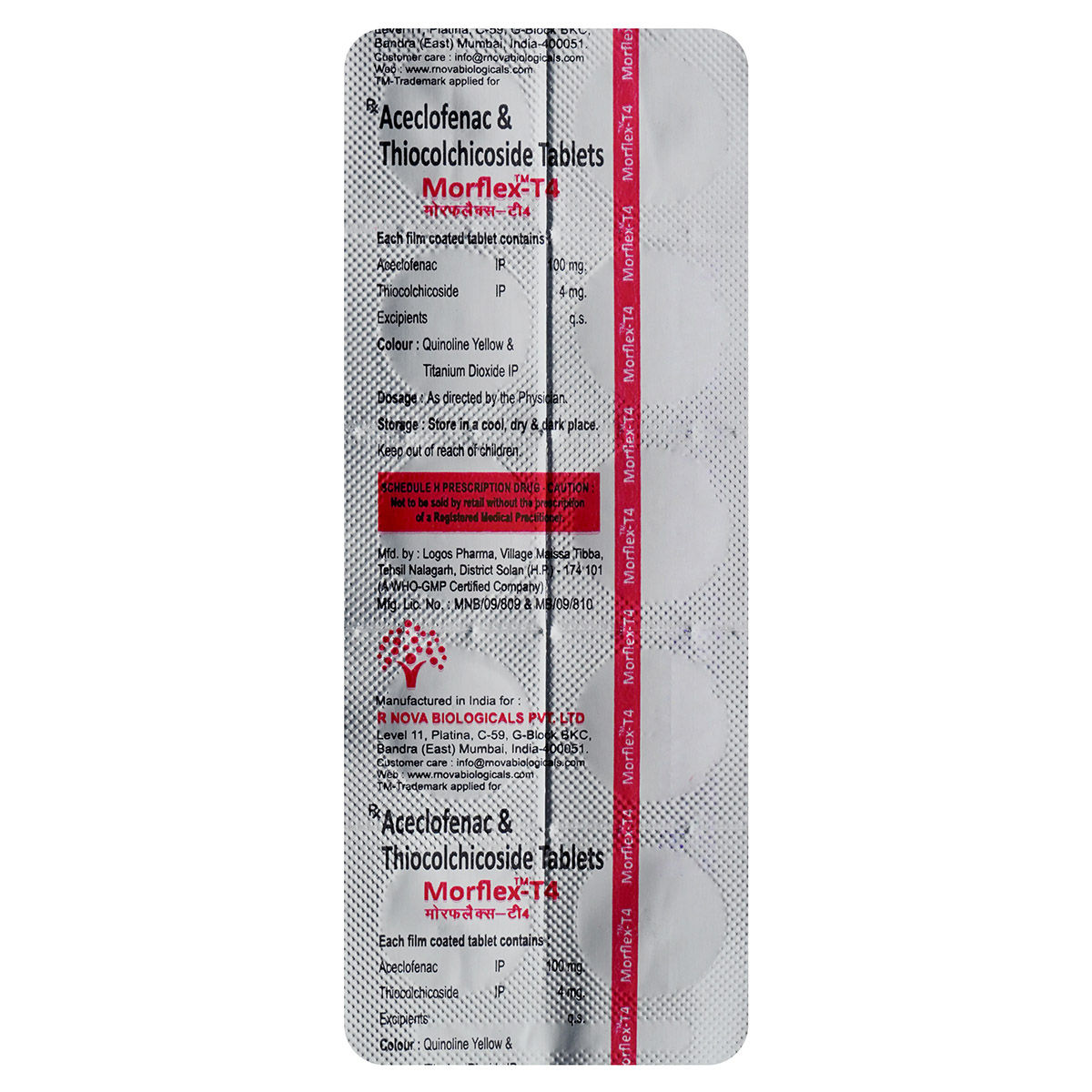 Morflex-T4 Tablet | Uses, Side Effects, Price | Apollo Pharmacy