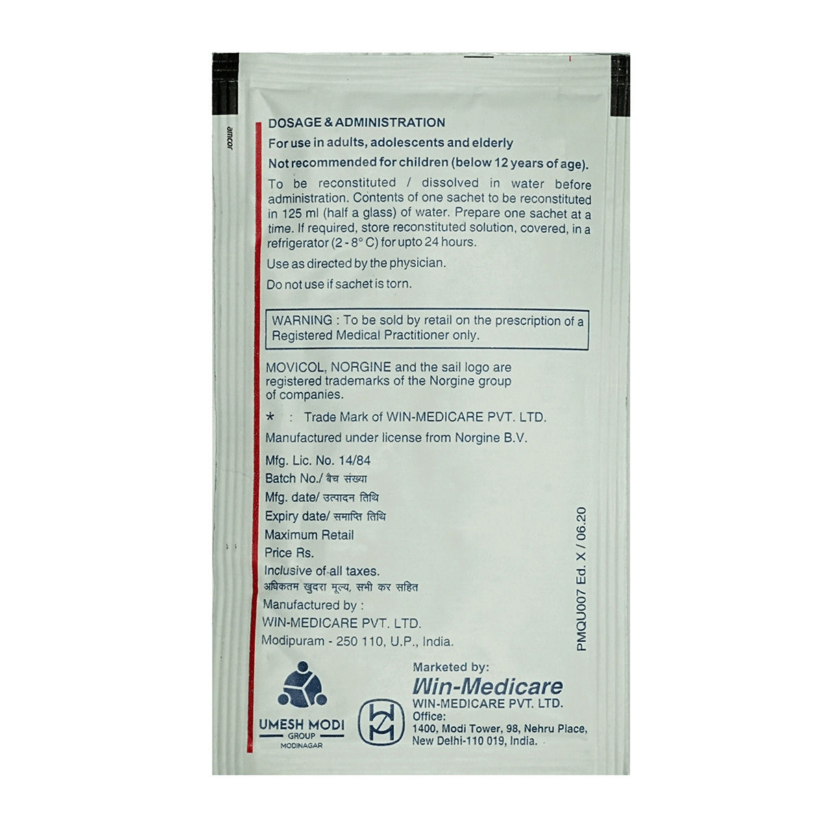 Movicol Sachet 13.81 gm Price, Uses, Side Effects, Composition - Apollo ...