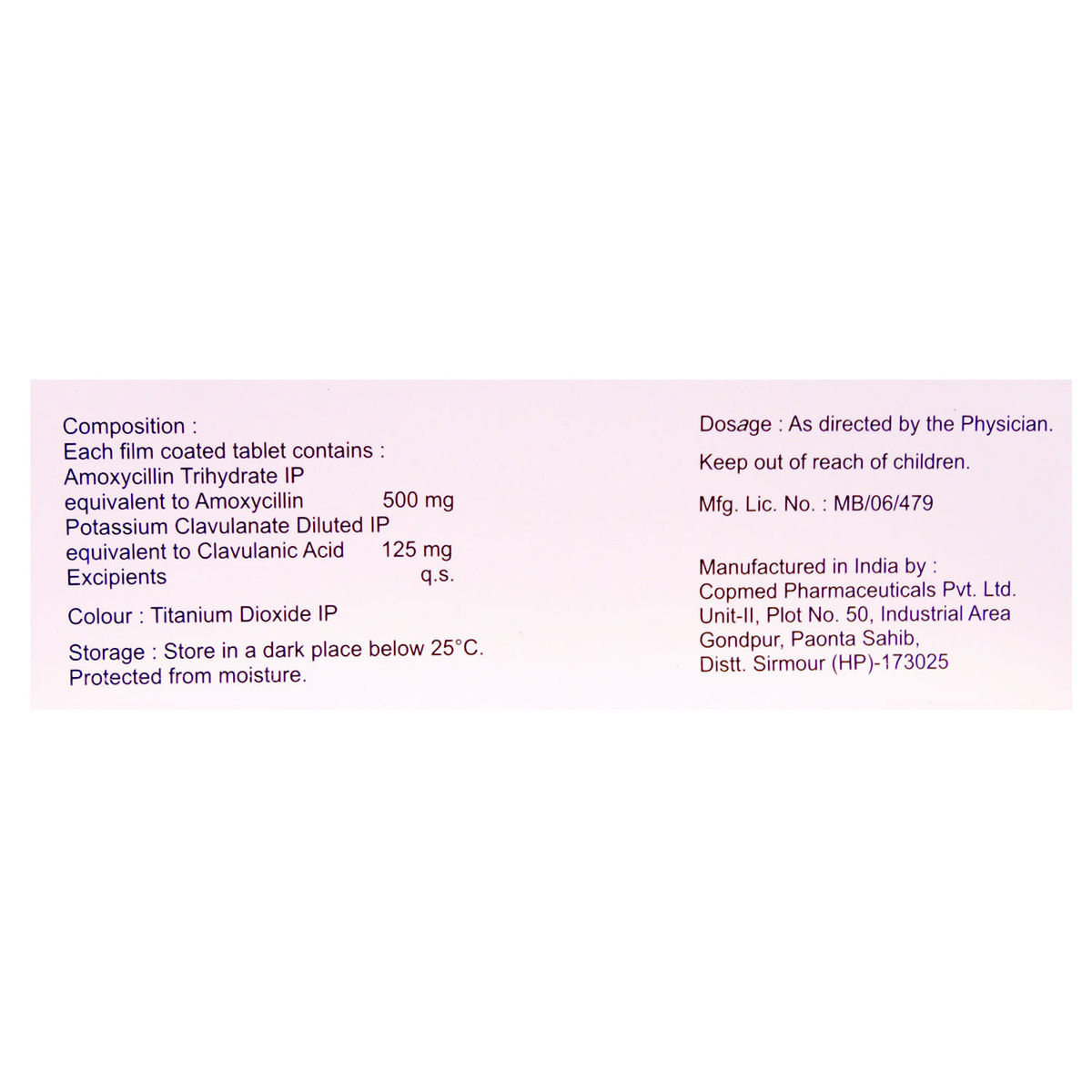 Moxikind-CV 625 Tablet | Uses, Side Effects, Price | Apollo Pharmacy