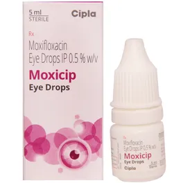 Moxicip Eye Drops 5 ml | Uses, Side Effects, Price | Apollo Pharmacy