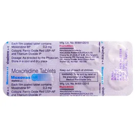 Moxovas 0.2 Tablet | Uses, Side Effects, Price | Apollo Pharmacy
