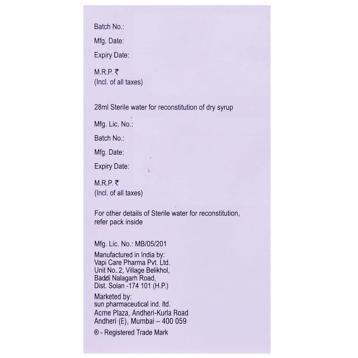 Moxclav BD 228.5 mg Suspension | Uses, Side Effects, Price | Apollo ...