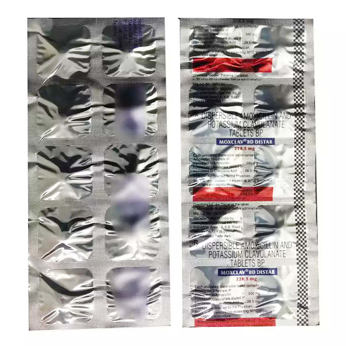 Moxclav BD Distab Tablet 10's Price, Uses, Side Effects, Composition ...