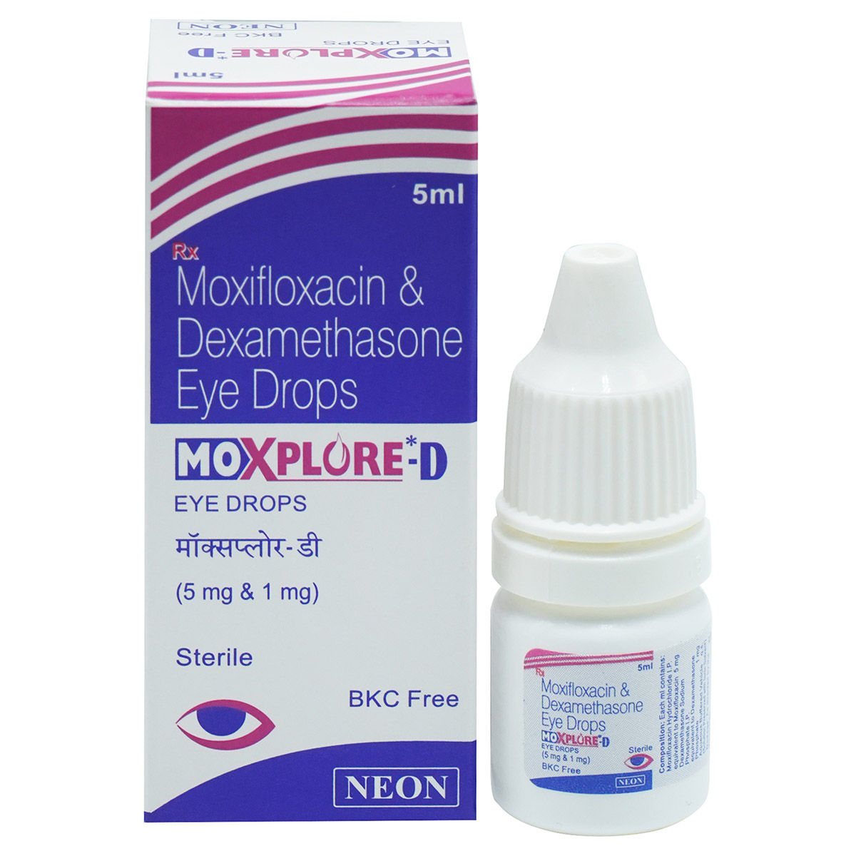 Moxplore-D Eye Drops 5 ml | Uses, Side Effects, Price | Apollo Pharmacy