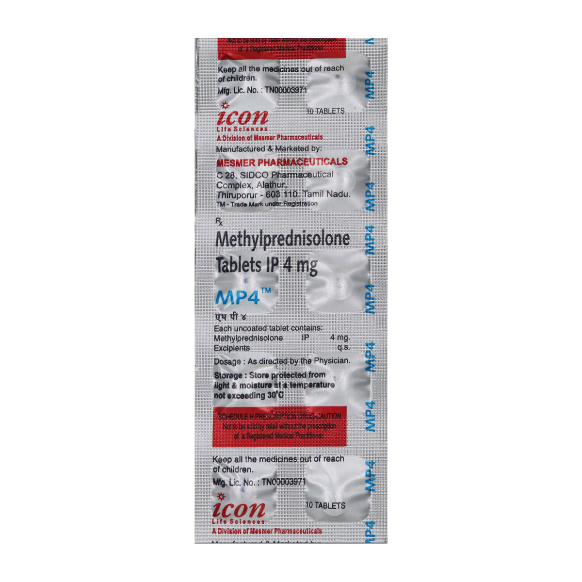 MP 4 Tablet 10's Price, Uses, Side Effects, Composition - Apollo Pharmacy