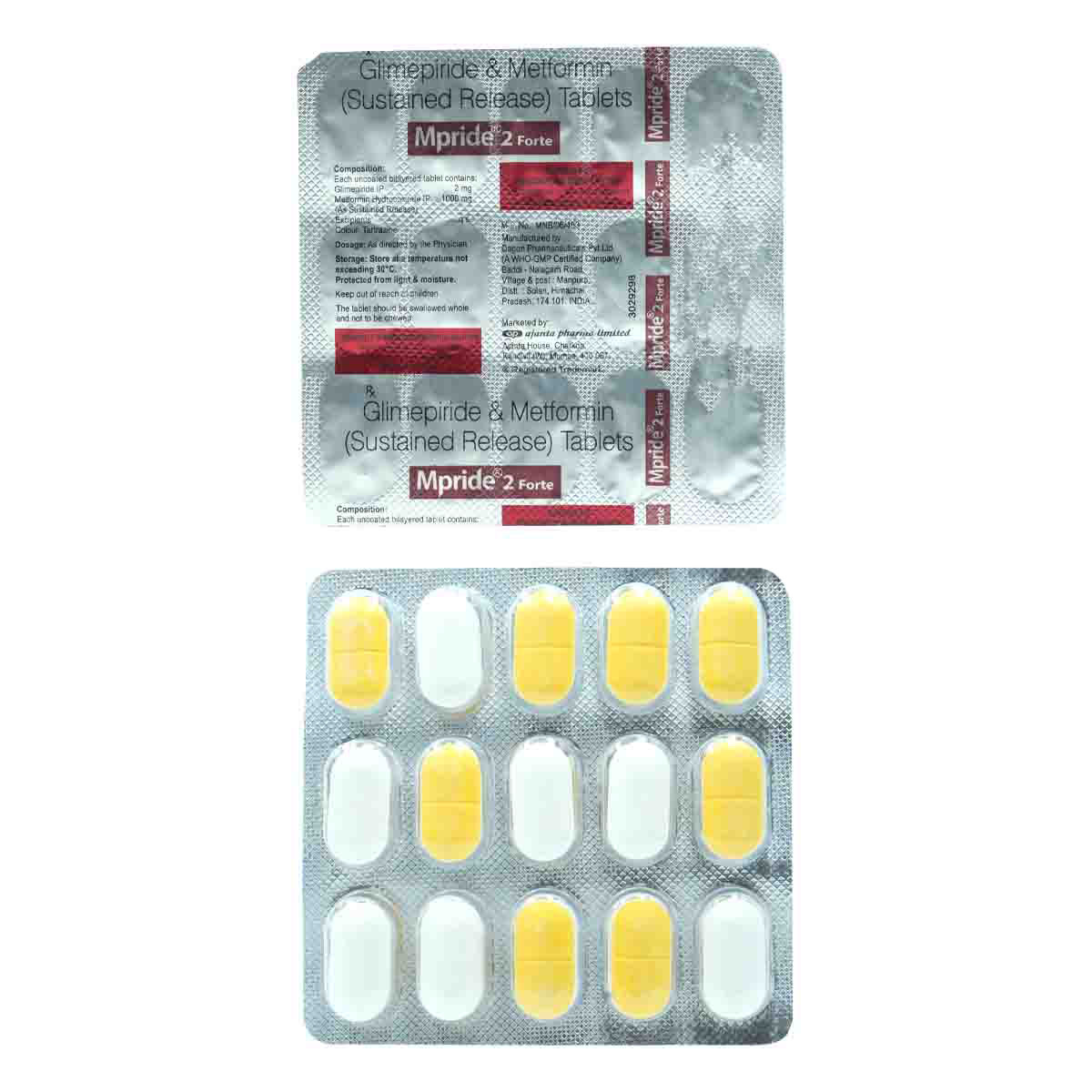 Mpride 2 Forte Tablet | Uses, Side Effects, Price | Apollo Pharmacy